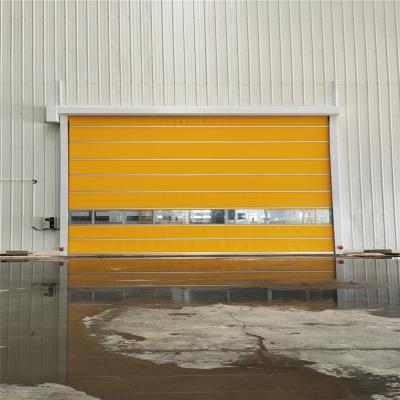 China Flexible PVC Fabric Rapid Roll Up Door High Cycle Operation For Warehouse Logistics for sale