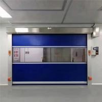 China Automatic Stainless Steel PVC High Speed Door for Food Processing and Washdown Areas for sale