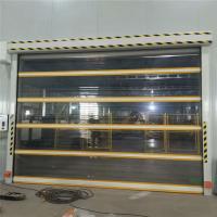 China Full Vision Transparent PVC High Speed Door for Warehouse and Production Safety for sale