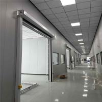 China Stainless Steel Frame PVC High Speed Door For Pharmaceutical And Laboratory Use for sale