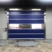 China Cleanroom Anti Static PVC Fast Door With 304 Stainless Steel Frame Wind Resistant for sale