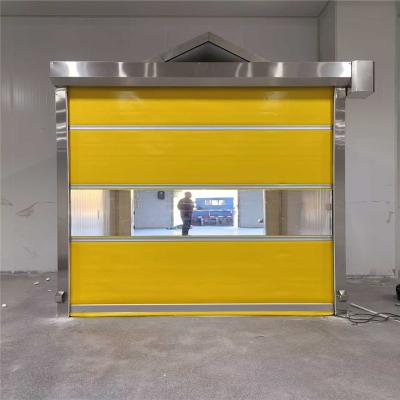 China High Speed Rolling Shutter Door With Self Repairing Curtain And Tight Environmental Seal for sale