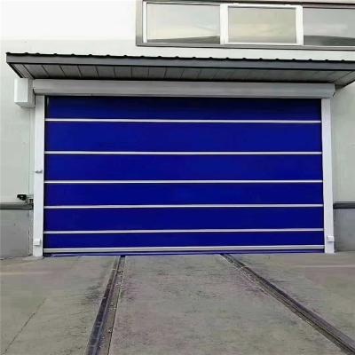 China Thermal Insulated PVC Fast High Speed Roll Up Door Customizable Sizes Windproof for sale