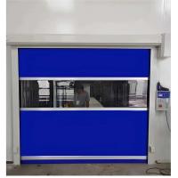 China Industrial Spaces High Cycle PVC Fast Door Low Maintenance High Speed Door for sale