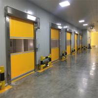 China Energy Saving PVC Fast Door Thermal Separation Low Noise 23DB Customizable Dimensions for sale