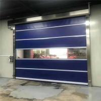 China Industrial Spaces High Cycle PVC Fast Door Low Maintenance High Speed Door for sale