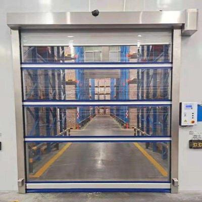 China Waterproof Dustproof PVC High Speed Door Automatic Operation Industrial Rolling Door for sale