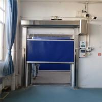 China Stainless Steel Frame PVC High Speed Door For Pharmaceutical And Laboratory Use for sale