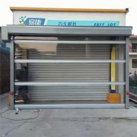 China Full Vision Transparent PVC High Speed Door for Warehouse and Production Safety for sale