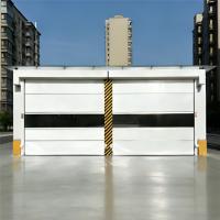 China Customizable PVC Rapid Roller Shutter Doors 0.5m/S Closing Speed For Warehouse Entrances for sale