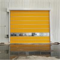 China Cleanroom Stacking High Speed PVC Shutter Door For Food And Pharmaceutical Facilities for sale
