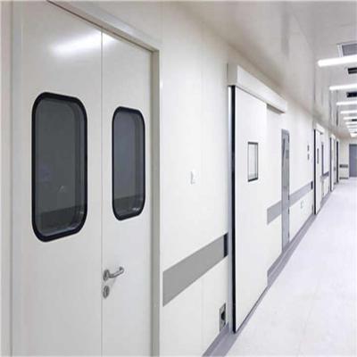 China GMP Compliant Medical Door Single Or Double Leaf Integrated Safety Infection Control for sale