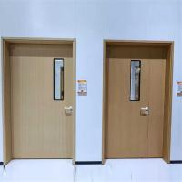 China Easy Clean Finish Hermetically Sealed Doors Medical Grade For ICU And Isolation Rooms for sale