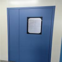 China Custom Built Cleanroom Door Airtight Design Contamination Control Clean Room Door for sale