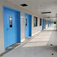 China Flush Galvanized Steel Cleanroom Door Custom Thickness For Controlled Environments for sale