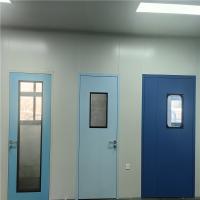 China Flush Galvanized Steel Cleanroom Door Custom Thickness For Controlled Environments for sale