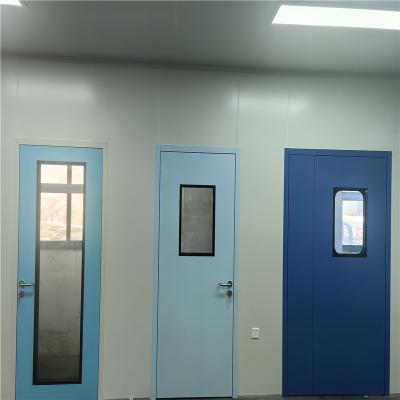 China Flush Galvanized Steel Cleanroom Door Custom Thickness For Controlled Environments for sale