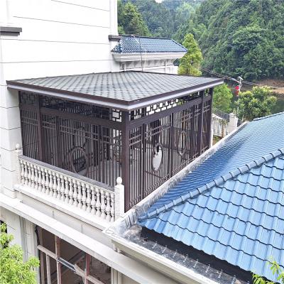 China Motorized Outdoor Sunshade Screen Remote Smart Control For Modern Terraces for sale