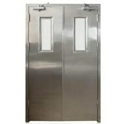 China High Security 304 316 Stainless Steel Fire Door Hygienic Construction Safety Compliance for sale