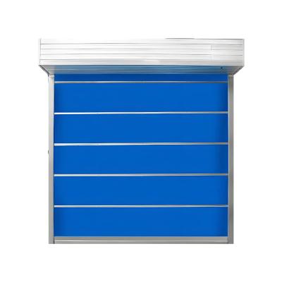 China Inorganic Fabric Fire Rated Roller Shutter Doors Large Opening Heavy Duty Construction for sale