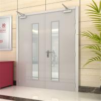 China Industrial Metal Fire Door Cold Rolled Fireproof Steel Door Impact Resistance for sale