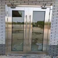 China Corrosion Resistant Metal Fire Door Fire Rated Stainless Steel Doors 90 Min 60 Min 30 Min for sale