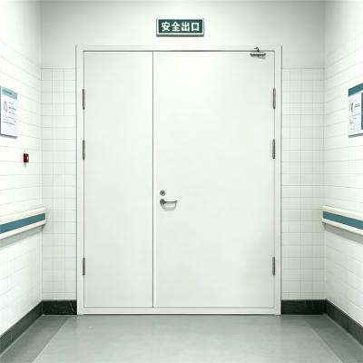 China Single Leaf Double Leaf Fire Rated Steel Entry Door 30‑120 Min Fireproof Metal Doors for sale
