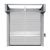 China Wind Resistant Aluminum Rapid Roller Shutter Doors For Large Industrial Openings for sale