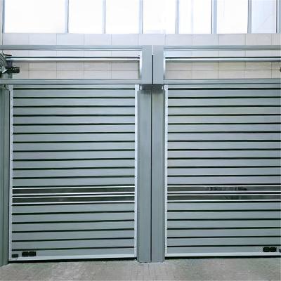 China Wind Resistant Aluminum Rapid Roller Shutter Doors For Large Industrial Openings for sale