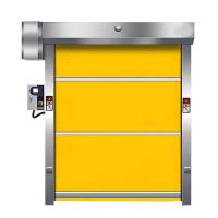 China Impact Resistant High Speed Pvc Roller Doors Fast Cycle Airtight Sealing Industrial Use for sale