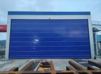 China Large Span Flexible Fabric Hangar Door Weather Resistant Stacking Door For Airport for sale