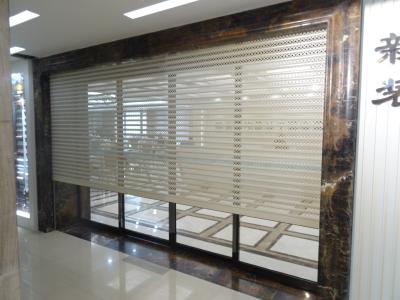 China Motorized Outdoor Rolling Shutter Window Impact Resistance For Sun And Heat Control for sale