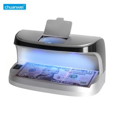 China EURO MG UV Fake Counterfeit Money Detector Machine 365nm LED Light 200mm for sale