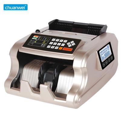 China Chuanwei AL-6700T Indian Currency Counting Machine Mixed Denomination Bill Counter 90x190mm 1000pcs/min for sale