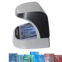 China 3W UV LED Fake Currency Detector Portable Banknote Verifier 220V 110V for sale