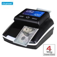 China AL-130A Counterfeit Banknote Detector 0.5s Per Bill UV MG IR Detection Money Checker for sale