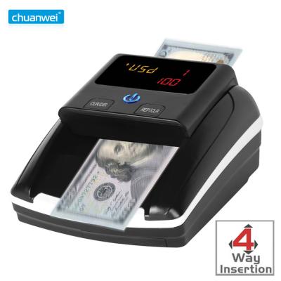 China ECB Tested Portable Counterfeit Money Detector Machine AL-130 with UV MG IR Detection 0.5kg for sale