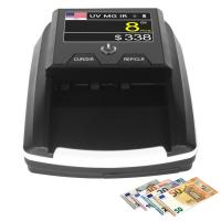 China Auto MG Fluorescence Counterfeit Detector Machine 0.5s Bill UV Light Money Checker 6W for sale