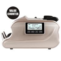 China HKD Indian Currency Counting Machine 1000pcs/min UV MG Money Counter Sorter with Mixed Value Counting for sale