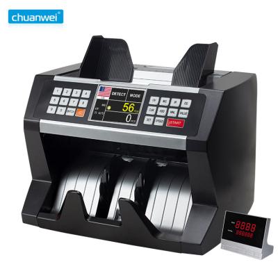 China Mixed Denomination Bill Counter 1500 pcs/min Fake Note Detection Machine 110V-240V for sale