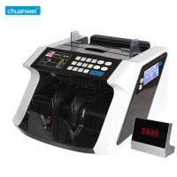 China Mixed Denomination Money Bill Counter Machine 3 Displays 5 Modes UV IR DD MG MT 1000 Bills/min for sale