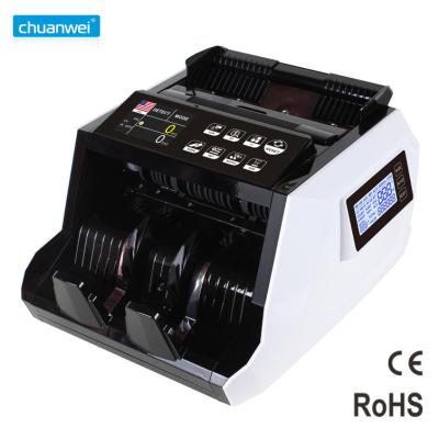 China TFT  Money Counter Machines MG IR Portable Note Counting Machine THB NZD for sale