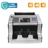China USD GBP Multi Currency Counter Roller Friction TFT Double Display Mixed Denomination 1000pcs/min for sale