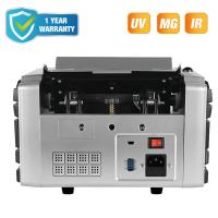 China USD GBP Multi Currency Counter Roller Friction TFT Double Display Mixed Denomination 1000pcs/min for sale