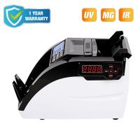 China AL-6100A Bill Counter Machine 90x190mm LCD Display 1000pcs/min UV MG IR Detection for sale