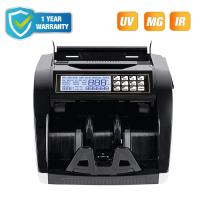 China AL-6100A Bill Counter Machine 90x190mm LCD Display 1000pcs/min UV MG IR Detection for sale