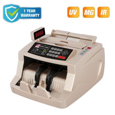 China Golden Bill Counter Counting Machine 1000 Bills/min Mixed Denomination Currency Counter with UV MG Detection for sale