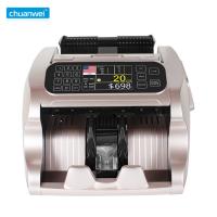 China Chuanwei AL-7500 Currency Counting Machine 1200pcs/min Banknote Counter Touch Panel for sale