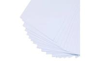 China 80gsm White Cardboard 80um Thick 15x15cm Paperboard for Crafts Printing for sale