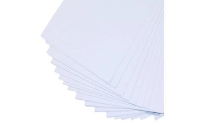 China 80gsm White Cardboard 80um Thick 15x15cm Paperboard for Crafts Printing for sale